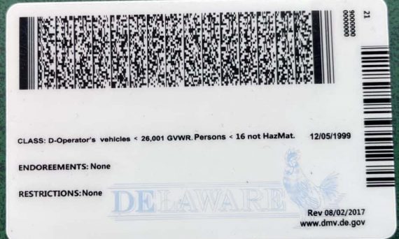 Delaware Fake Id - Buy Fake Id | Best Fake Scannable Ids Online