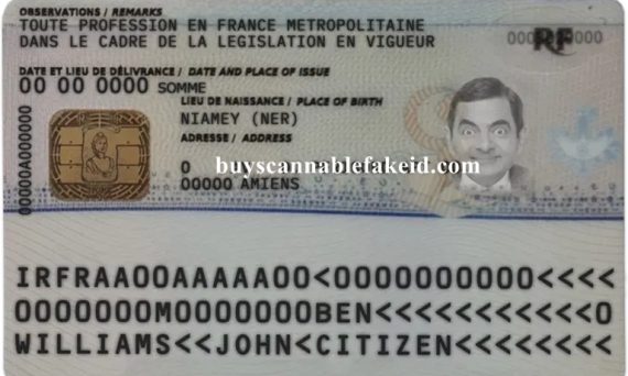 France NEW Fake Residence Permit Card - Buy Fake Id | Best Fake ...