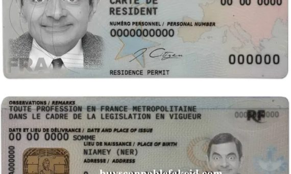 France NEW Fake Residence Permit Card - Buy Fake Id | Best Fake ...