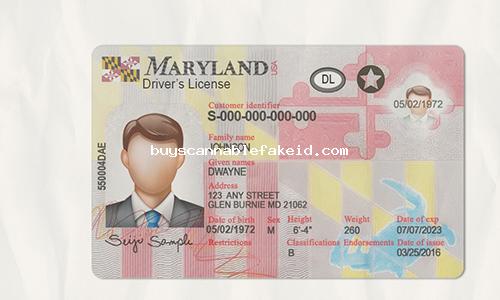 Maryland Drivers License Fake Scannable - Buy Fake Id | Best Fake ...