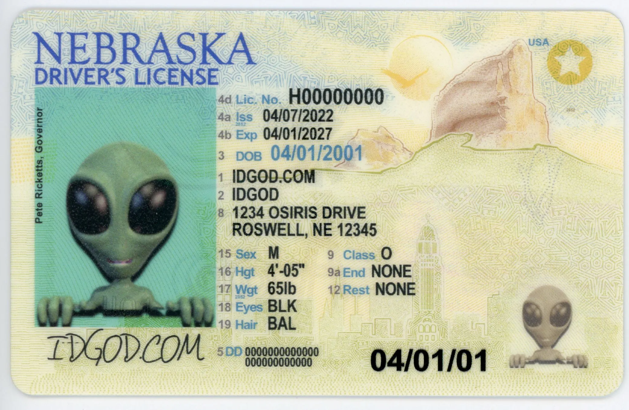 Cómo crear una identificación falsa en Nebraska - Comprar una ...
