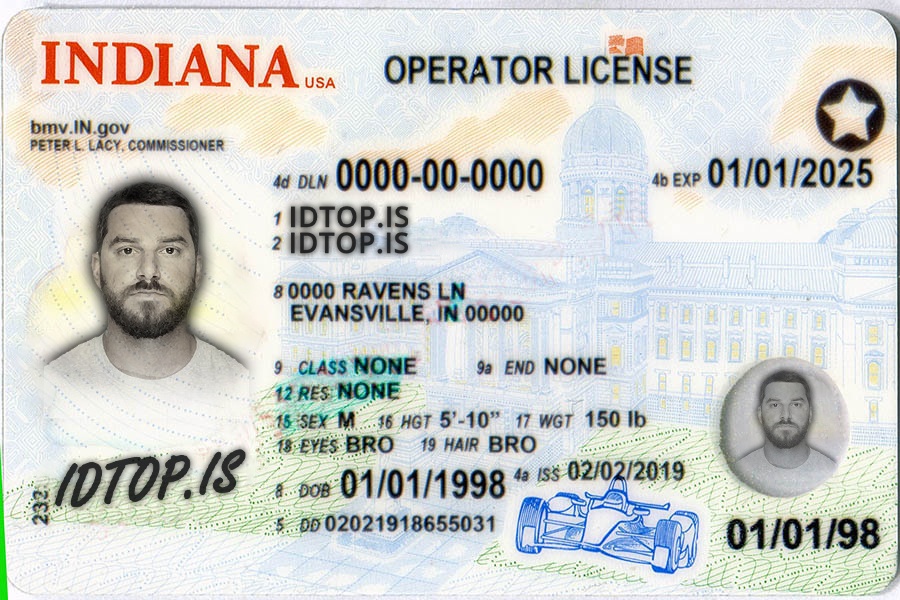 Indiana Fake Id Front And Back - Buy Fake Id | Best Fake Scannable Ids ...