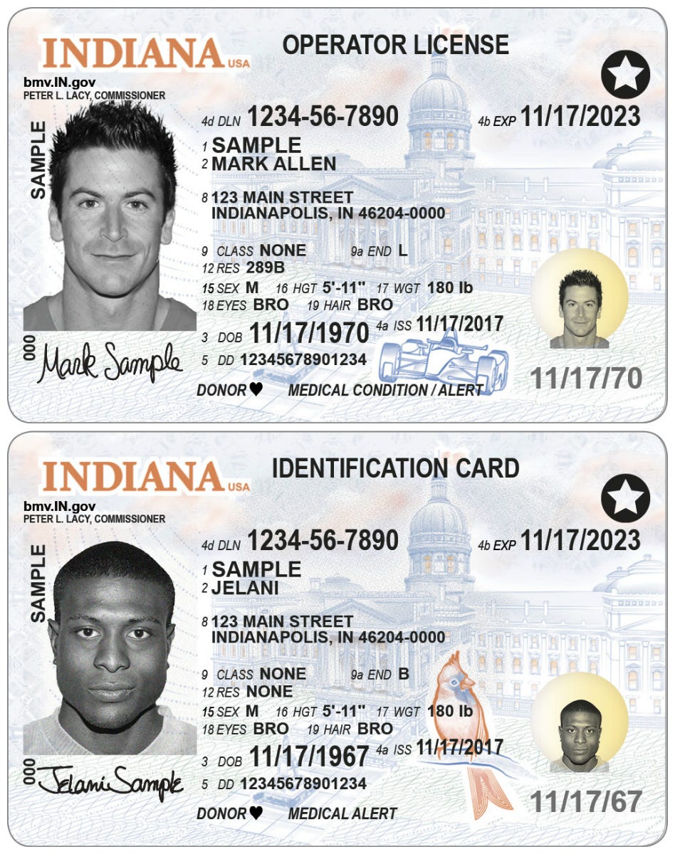 Indiana Fake Id Templates - Buy Fake Id | Best Fake Scannable Ids Online